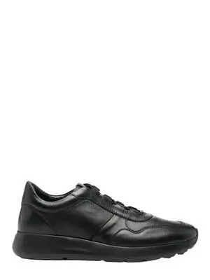 TOD'S Leather Lace-up Low-top Sneakers - Black