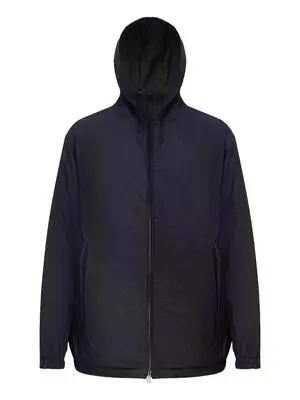 Zegna Hooded Zip-up Jacket - Blue