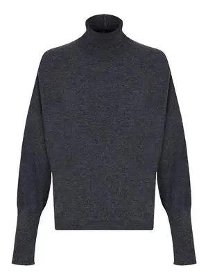 Zeynep Arçay Backless Wool-cashmere Jumper - Grey