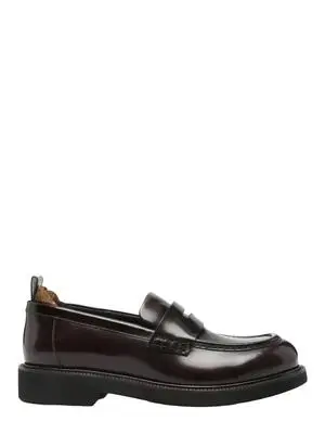 Etro Leather Penny Loafers - Brown