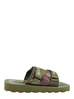 BILLIONAIRE BOYS CLUB Eva Walker Camouflage-print Sandals - Green