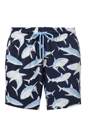 Vilebrequin Printed Swim Trunks - Blue