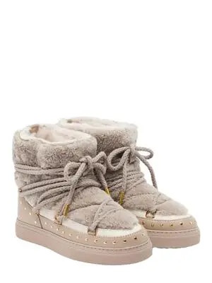 Inuikii Curly Rock Leather Snow Boots - Grey