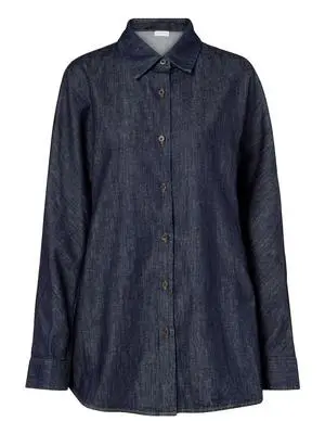 Dries Van Noten Cotton Denim Shirt - Blue