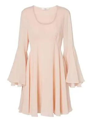 Chloé Silk Georgette Minidress - Pink