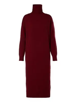 Max Mara Cashmere Sweater Dress - Burgundy