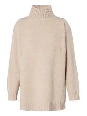 Max Mara Aceti Cashmere Turtleneck Sweater - Beige