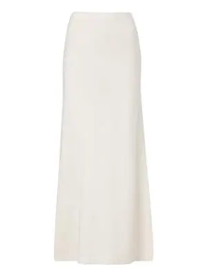 Max Mara Dorina Cashmere-blend Maxi Skirt - White