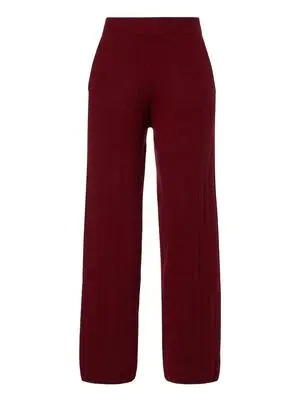 Max Mara Jardin Cashmere Sweatpants - Red