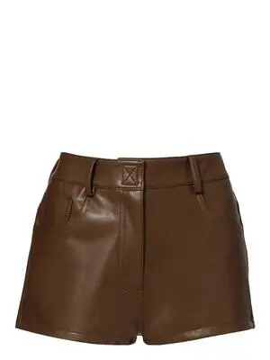 NORMA KAMALI High-Rise Belted Shorts