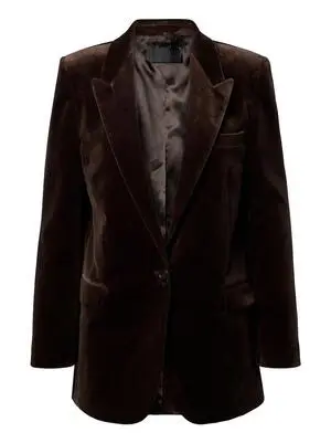 NILI LOTAN Diane Velvet Blazer