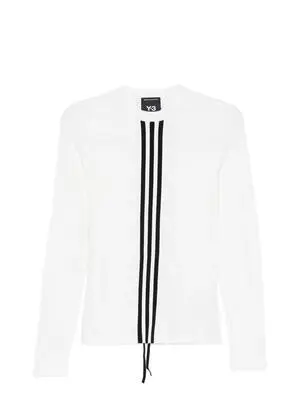 Adidas Fitted Cinch Long Sleeve Top - Cwhite/black