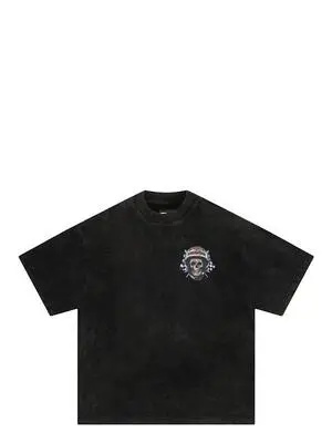 GODSPEED Crash Out T-shirt - Black Wash/red