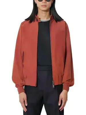 BARACUTA G4 Cloth Zip-front Bomber Jacket - Red