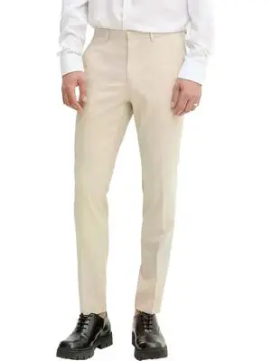 Hugo Plain-front Trousers - Neutrals