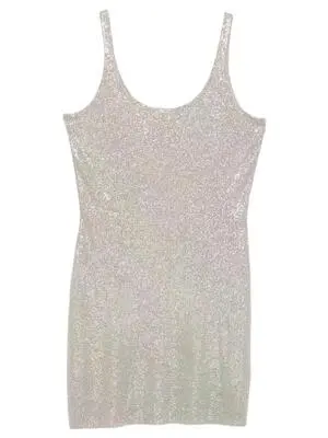 Alexander Wang Sleeveless Mini Dress - Silver