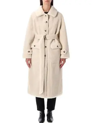URBANCODE Fur Long Coat White