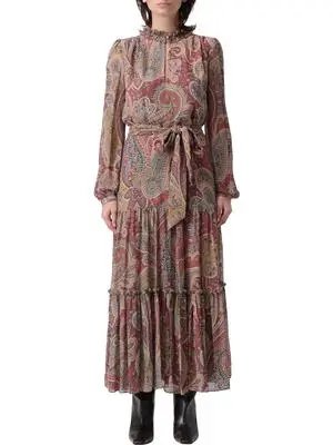 Etro Paisley Print Tiered Maxi Dress - Multicolor
