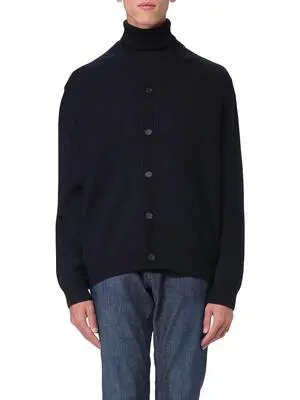 Armani Exchange V-neck Button-front Cardigan - Navy