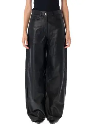Remain Birger Christensen Wide Leg Trousers - Black