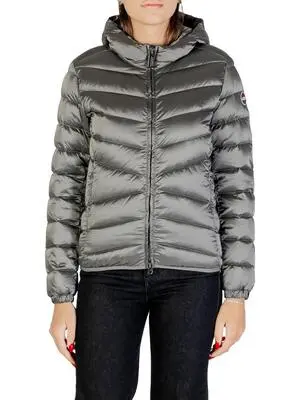 COLMAR Padded Zip-up Jacket With Hood - Grey