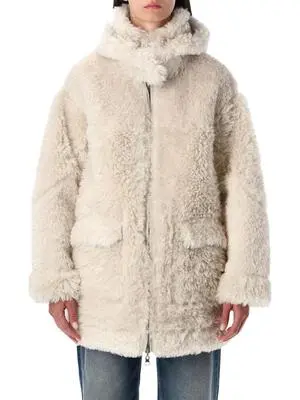 URBANCODE Faux Fur Coat - White