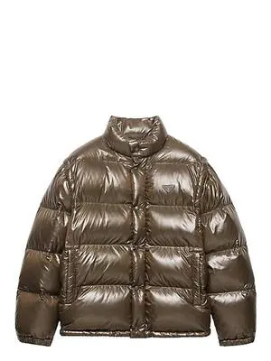Prada Re-nylon Padded Shell Jacket - Green