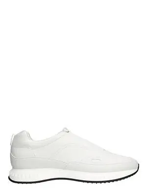 John Lobb Stream Elasticated Leather Trainers - White