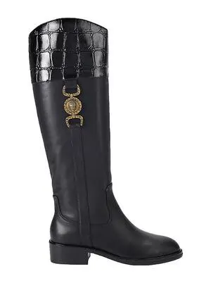 Kurt Geiger Mansion Leather Knee-high Boots - Black