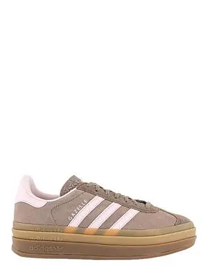 Adidas Gazelle Bold Suede Trainers - Trace Brown Clear Pink E