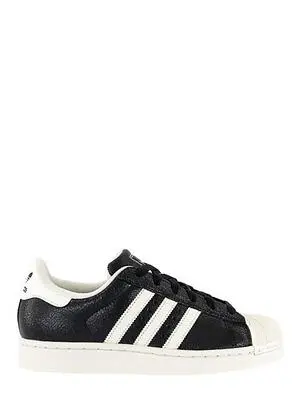 Adidas Superstar Ii Leather Trainers - Black Offwhite Black