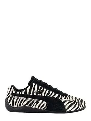 PUMA Speedcat Og Suede Low-top Trainers - Zebra Pony Warm White Pu