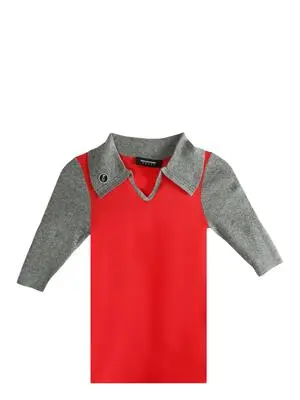 KIKO KOSTADINOV Larissa Knit Polo - Red