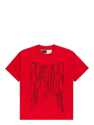 SP5DER Diffused Collegiate Tee - Red