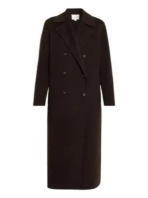 Vince Cashmere-blend Double-breasted Coat - Deep Espre
