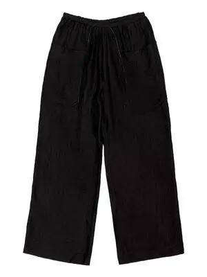Bimba Y Lola Patch-pocket Wide Leg Trousers - Black