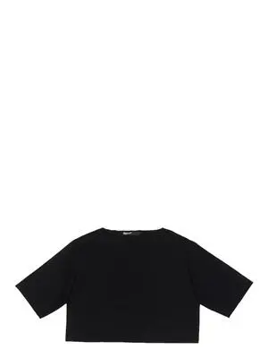 Bimba Y Lola Boat-neck T-shirt - Black