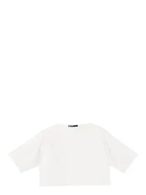 Bimba Y Lola Boat-neck T-shirt - White