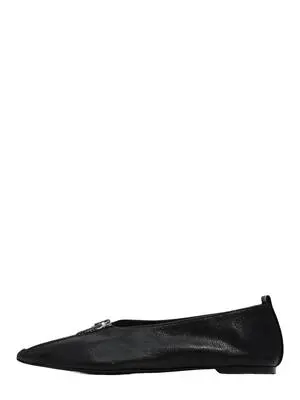 Bimba Y Lola Pointed-toe Flat Pumps - Black