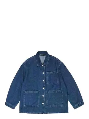 Bimba Y Lola Denim Double Pocket Jacket - Blue