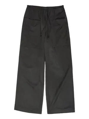 Bimba Y Lola Drawstring Patch-pocket Trousers - Grey