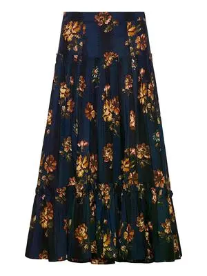 Cara Cara Tisbury A-line Skirt - Blue