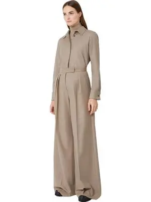 Max Mara Cashmere Foulé Shirt Turtledove