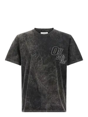 Off-White Outline Arrow-print T-shirt - Black