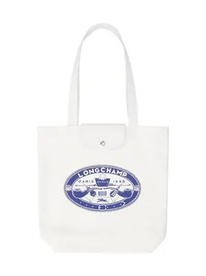 Longchamp Le Pliage M Shopping Bag - White