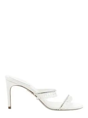 Rene Caovilla 80mm Chandelier Sandals - White