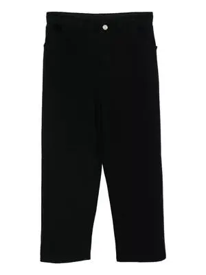BARRIE Knitted Trousers - Black