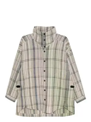 JAN JAN VAN ESSCHE Madras Checked Shirt - Neutrals