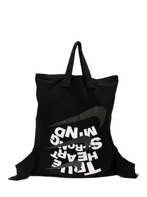 BLACK COMME DES GARÇONS X Nike Printed Tote Bag - Black