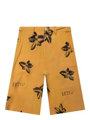 HONOR THE GIFT Floral-print Shorts - Yellow